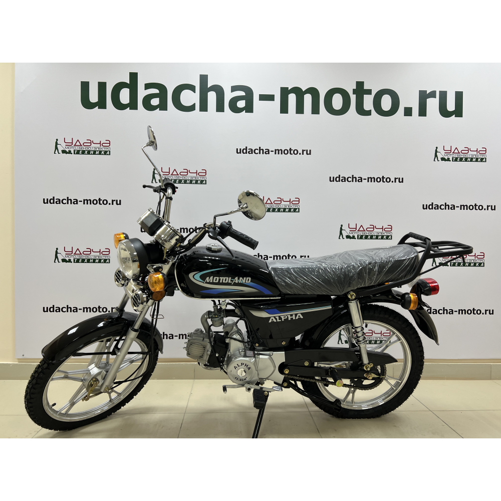 Купить Мопед Motoland Альфа 11 (2023 г.) черный в магазине Мотоудача ...